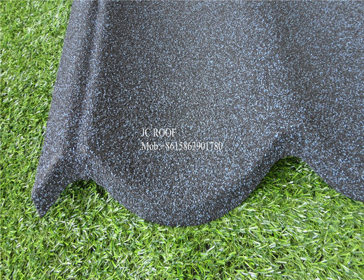 colorful stone coated metal roofing tile/Stone coated iron sheet 1340mm*420*0.4mm stone chips coated roof tile