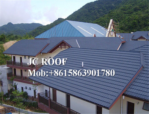 hot sale color stone coated steel roofing sheet china supplier terracotta color stone coated metal roof tile