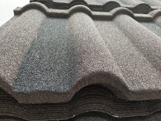 Colorful Stone Coated galvalume roofing sheet shingles tile for Nigeria / Philippines / Africa