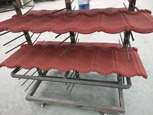 Popular Classical Galvalume Made Colorful Stone Coated Metal Roofing Tile