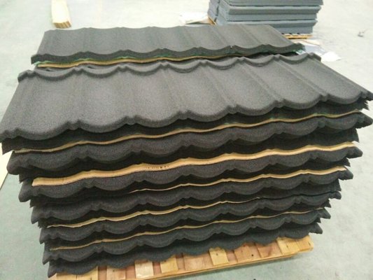 Popular Classical Galvalume Made Colorful Stone Coated Metal Roofing Tile