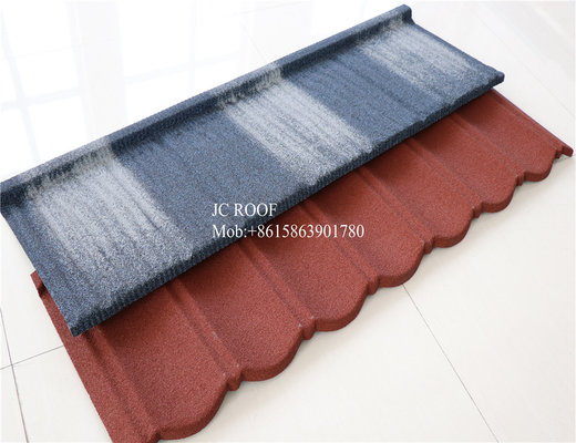 hot sale color stone coated steel roofing sheet china supplier terracotta color stone coated metal roof tile