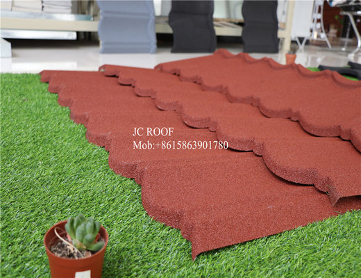 hot sale color stone coated steel roofing sheet china supplier terracotta color stone coated metal roof tile
