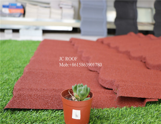hot sale color stone coated steel roofing sheet china supplier terracotta color stone coated metal roof tile