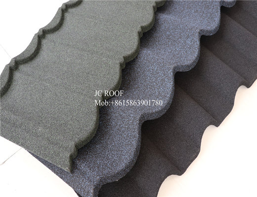 Original Stone Coated Roofing Tiles , Steel Stone Coated Metal Roof Tile