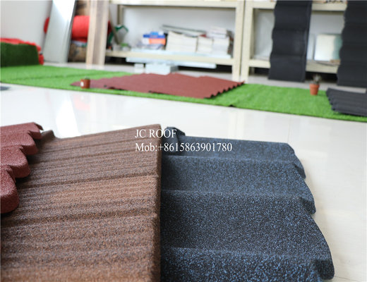 Factory supply high quality metal roofing tiles with color of terracotta black red brown green with low price