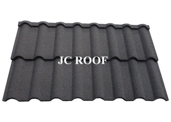 Galvalume Alu - Zinc Roofing Materials Stone Chip Coated Metal Roof Tiles