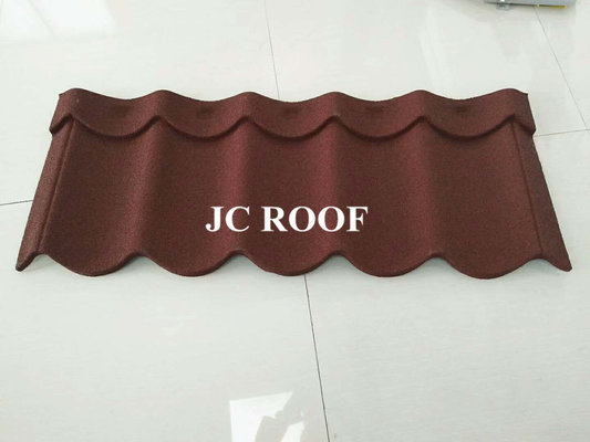 China Low Price Stone Coated Metal Roof Tile / Colorful Stone Coated Metal Shignles / Metro Roofing Sheet