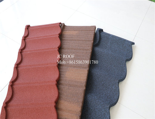 Lightful House Shingle Colour Coated Steel Roofing Sheets 1300*420mm Overall Size