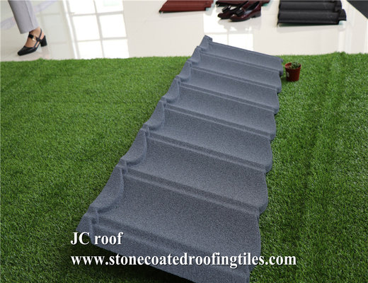 Steel Terracotta Roof Tiles Sheet , Color Stone Coated Metal Roof Tile