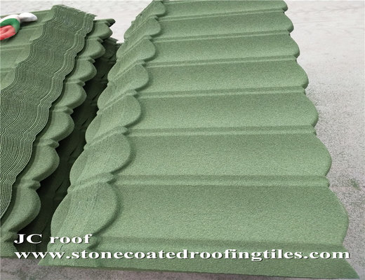 Fire proof Stone Chips Coated Step Metal Roof Tile Aluminium Zinc Roofing Sheets