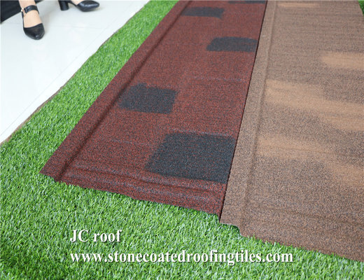 Colorful Stone Chip Coated Steel Roofing Tile Sheet In The Philippines