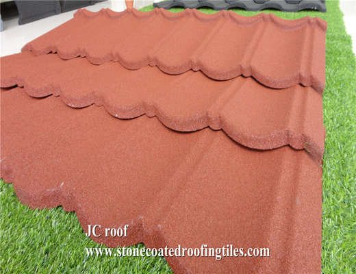 Stone Coated Steel Roof Tile Type and Al-Zn Alloy Coated metal Sheet Material Roof Tile