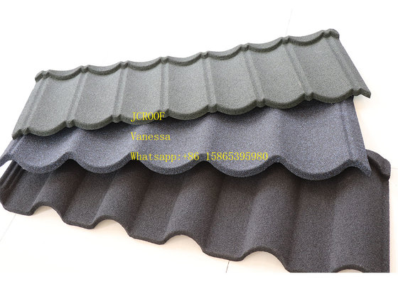 Building Corrugated Steel Roofing Sheets Roman Tile 2.6kg Per / Sheet