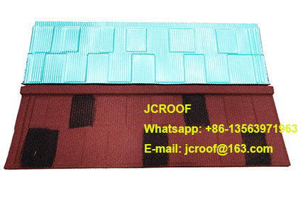 Industrial corrugated roofing sheets Heat insulation blue shingle / classic / bond