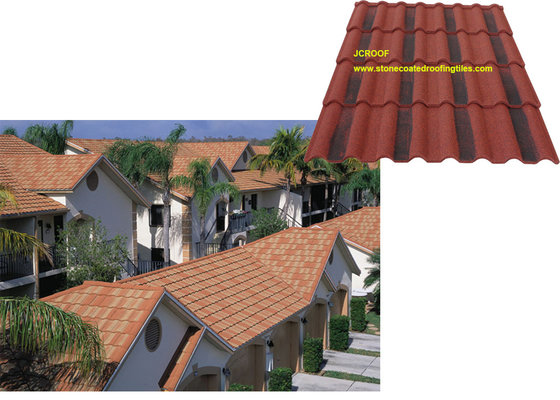 Milano Tile Corrugated Metal Roof Panels 0.4mm / 0.45mm Thickness ISO9001