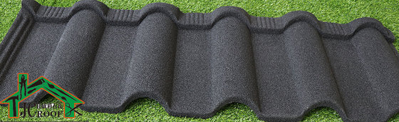 0.38mm - 0.50mm Stone Coated Metal Roof  Tile villa building material
