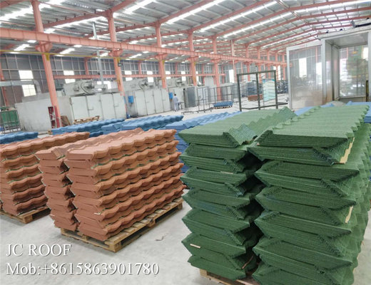 Colorful Stone Coated Steel Roofing Tile Zinc Corrugated RoofingSheet/ Al-Zn Alloy Coated metal Sheet Material Roof Tile