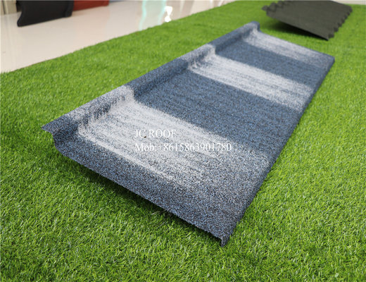 Color Stone Coated Steel Roofing Sheet , Terracotta Color Stone Coated Metal Roof Tile