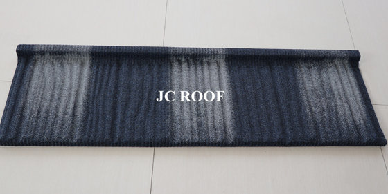 Metro Stone Chip Coated Steel Roof Tiles / Stone Coated Aluminium Zinc Steel Roof Sheet