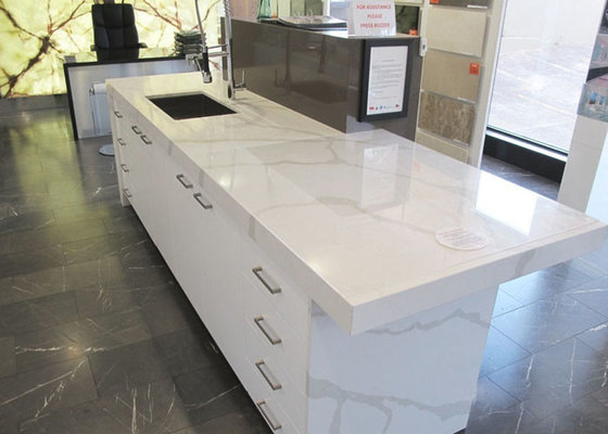 Encimera del granito del cuarto de baño con el solo top de la vanidad de la aduana 25x19 del fregadero