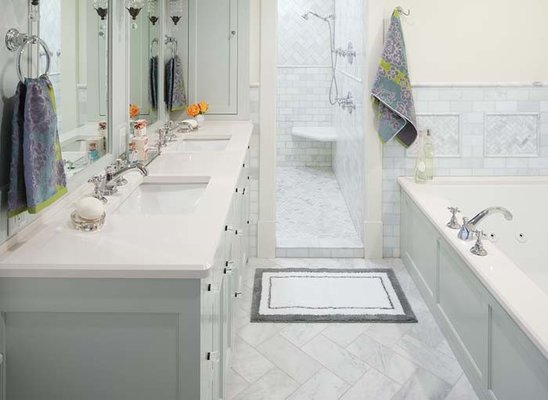 Montary Kitchen Island Natural Quartz Countertops Pure White