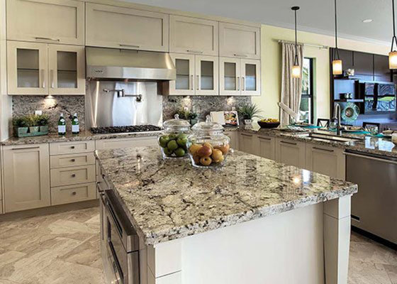 Modern Prefab Home Natural Stone Kitchen Countertops Flat Eased Edge 36 X 19 Bathroom Vanity Top