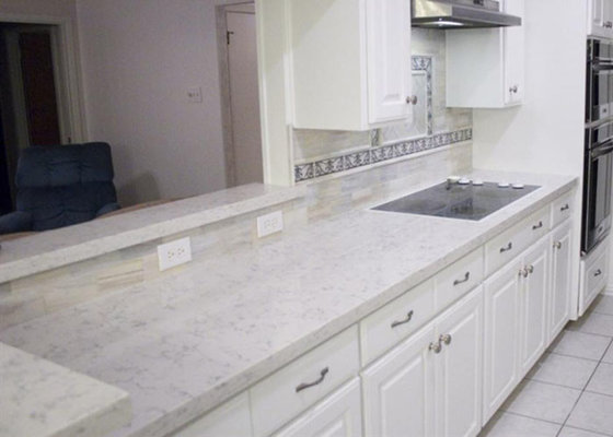 Polished Grey Natural Granite Countertops For Kitchen Cabinet