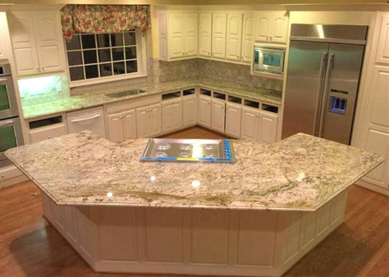 Resbalón no- pulido Worktops de mármol italiano del final de la cocina de la isla de la barra