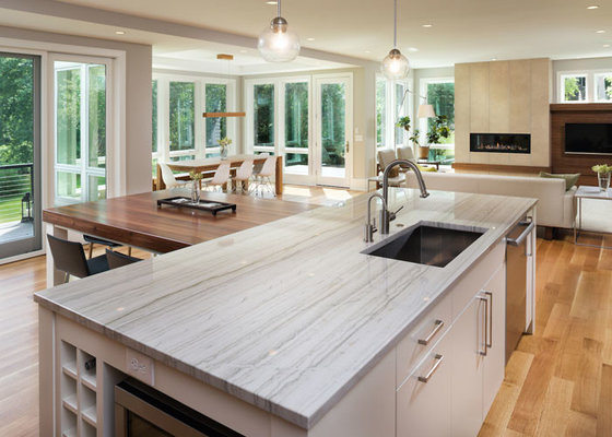 House Marble Stone Countertops 12mm-30mm Thickness Polishing Stone Countertops