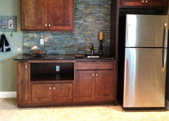 Marble Kitchen Stone Vanity Countertops Glittery White 180cm Ogee Edge Countertop