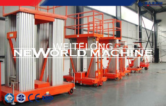 18 Meters Aluminium Portable Aerial Working Platform 200kg Load