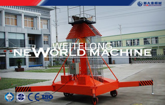 4 - 35m 200kg Elevated Work Platform / Electric Aerial Lift Safety
