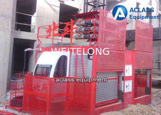 3t Double Cabin Construction Hoist Elevator Building Safety Equipment VFD Control