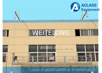 Hot Galvanized Suspended Working Platform , High Rise Window Cleaning Equipment