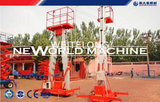 4 - 24m 200kg Aluminum Aerial Work Platform Safety / Aerial Lift