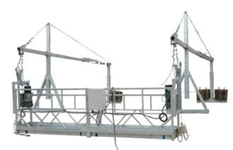 Hot Galvanized Rope Suspended Platform , High Rise Building Suspended Gondola