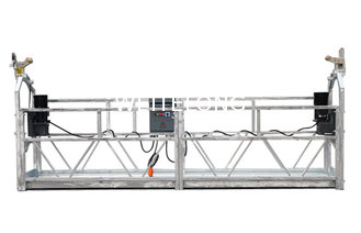 ZLP 630 Lifting Suspended Rope Platform Construction Gondola With 2m*3 Sections