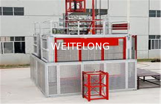 1000 kg Painted Material Lifting Building Site Hoist Single case SS100/100