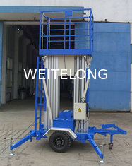 9 Mtrs Dual Mast Aerial Work Platform 200Kg Load Towing Type