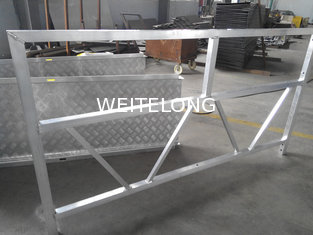 Painted Aluminum Suspended Wire Rope Platform 500kg / 630kg / 800kg / 1000kg