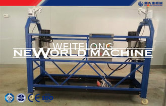 Mobile motor window cleaning mast climbing work platform 220V / 380V / 415V