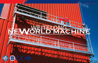 Passenger and material hoist construction 1 - 10M steel with dipping Zinc / Aluminum alloy