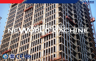 Custom Aluminum Steel personnel hoist Suspended Working Platform Hanging Scaffold Systems