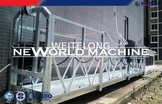Powered Suspended Platform Cradle Gondola for external wall , cleaning window
