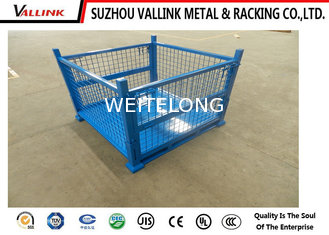 Security Wire Mesh Container For Forklift / Industrial Storage Containers