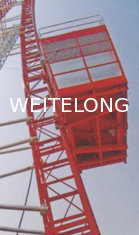 Passenger Hoist Loading 2000kg Single Cage Construction Hoist Safety