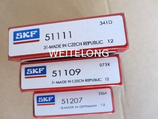 51111 Z1V1 P6 SKF Ball Thrust Bearing Brass / Steel Cage Bearings