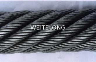 Astm Din Standard Galvanized Stainless steel wire 6 x 37 For Hoist