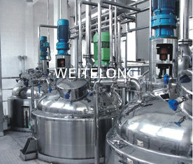 Ointment / Suspend Liquid Vacuum Emulsifying Machine With Three Phase Vacuum Pump
